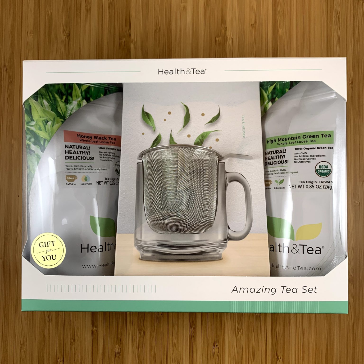 Tea Gift Set - ON SALE! - Healthy Gift For Your Loved Ones - Health&Tea